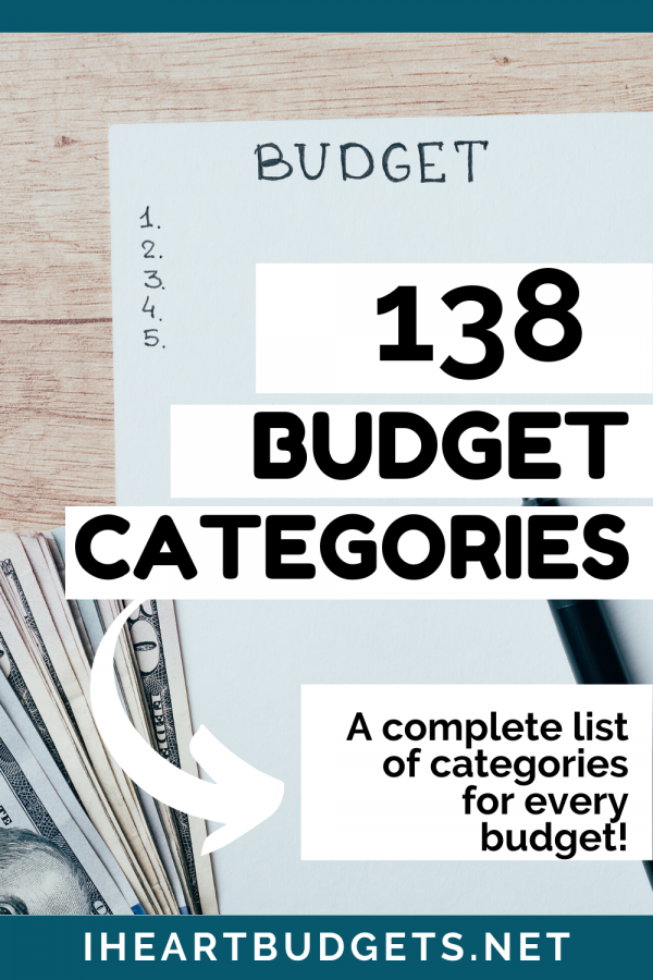 138 Personal Budget Categories To Use In Your Budget – Roadmap Money